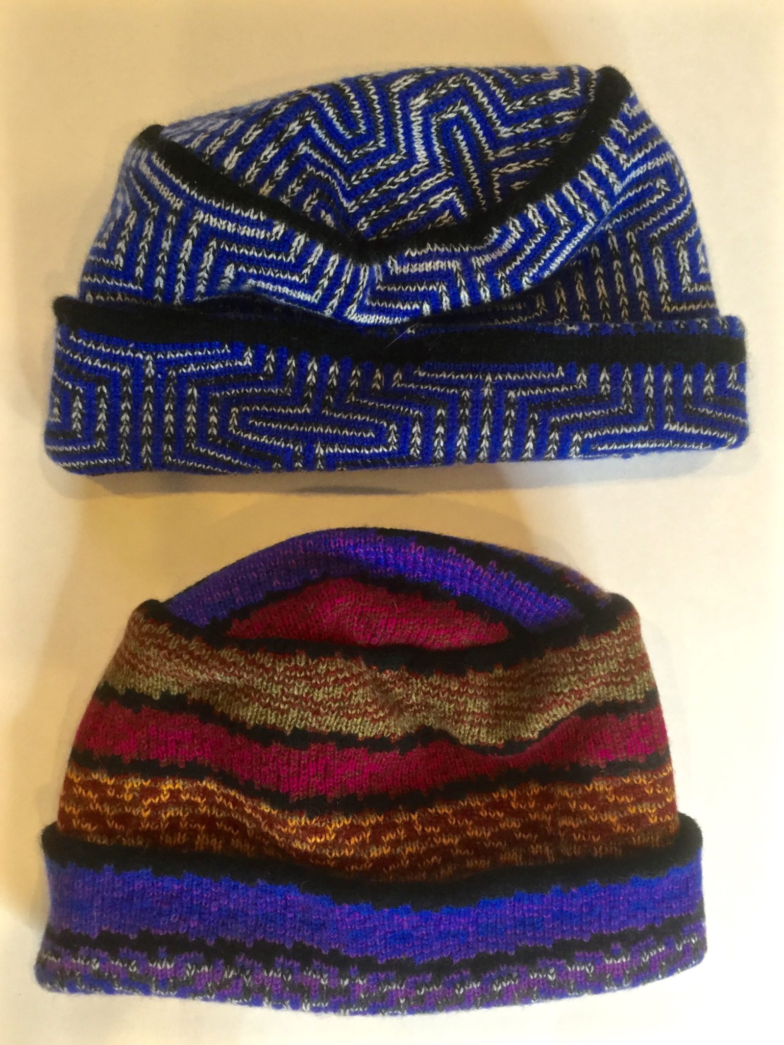 Karen Allen Cashmere Hats / Rhapsody in Blue & Nomad - Karen Allen ...
